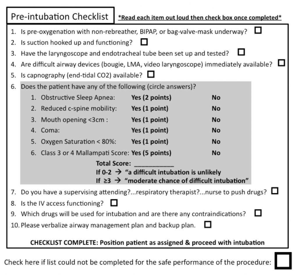 CHECK-UP Checklist – The Bottom Line